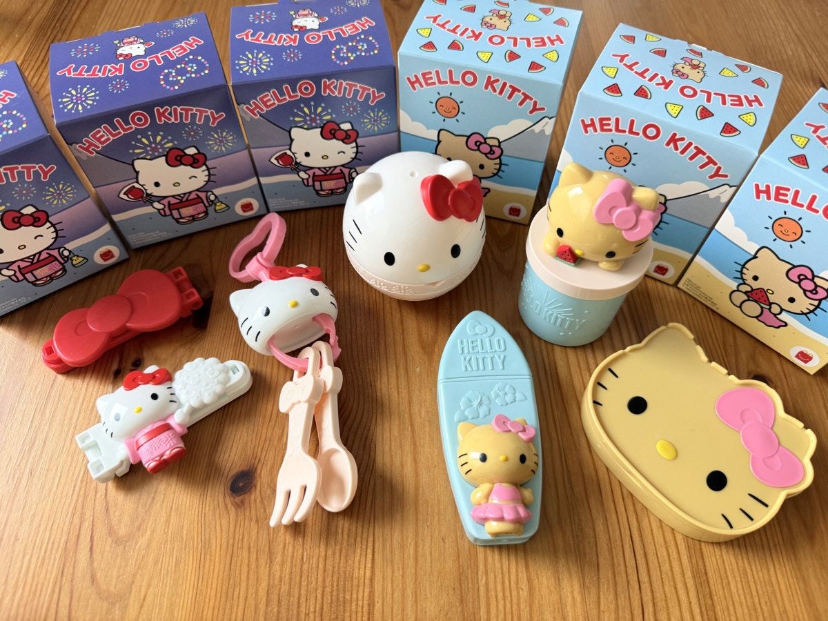 次回のハッピーセットは「ハローキティ」日焼けキティも登場で激カワ！なくなる前に急いでゲット | TRILL【トリル】