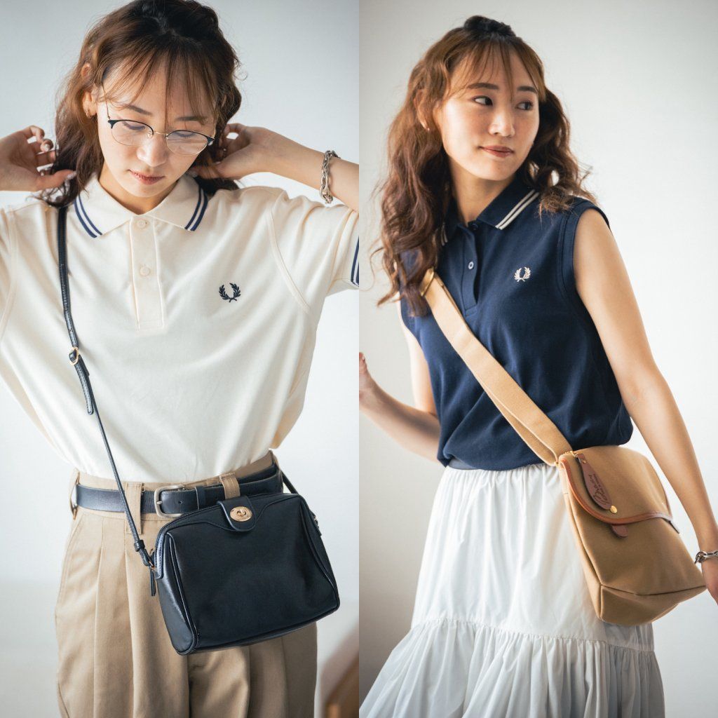 真夏のポロシャツコーデ2選。崩さずきちんと着るのが今年っぽい！【FUDGE FRIEND おしゃれさんの毎日コーディネート｜UMI】 | TRILL【トリル】