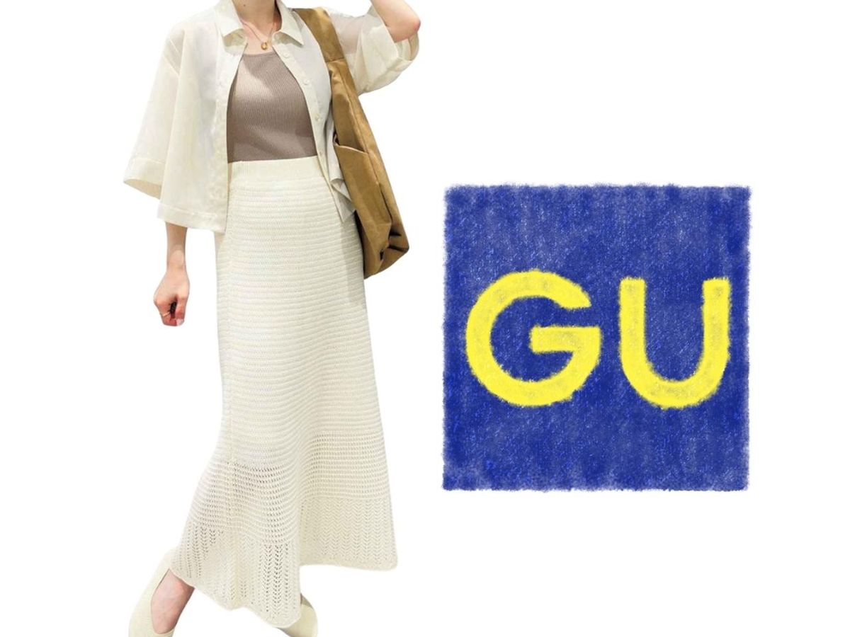 『5分袖』→ さりげなく“二の腕カバー”！【GU】夏の1軍に指名したい♡「シアーシャツ」 | TRILL【トリル】