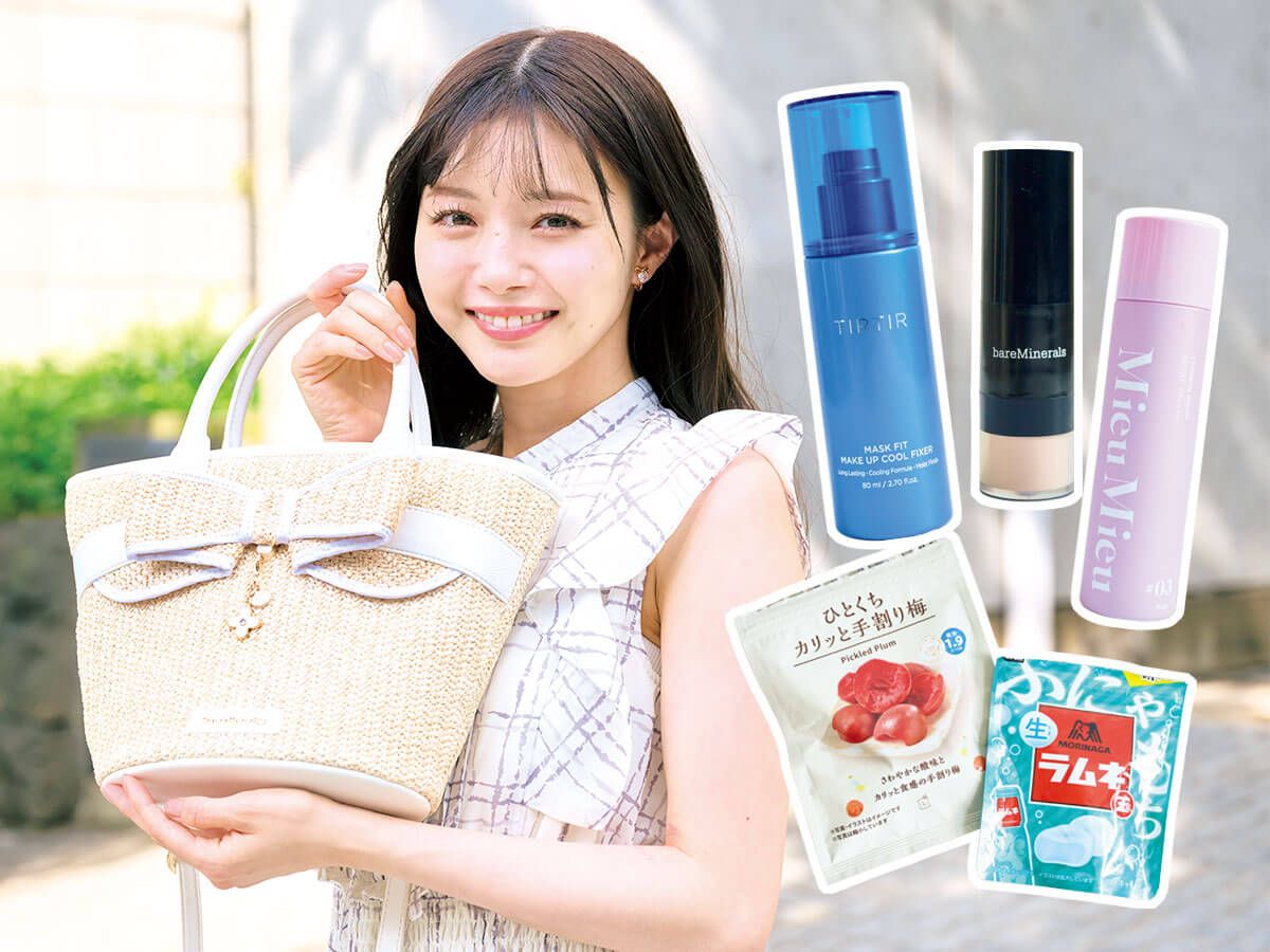 「ミニお菓子は絶対持ち歩きます」♪元AKB48・市川美織さんのバッグの中身 | TRILL【トリル】
