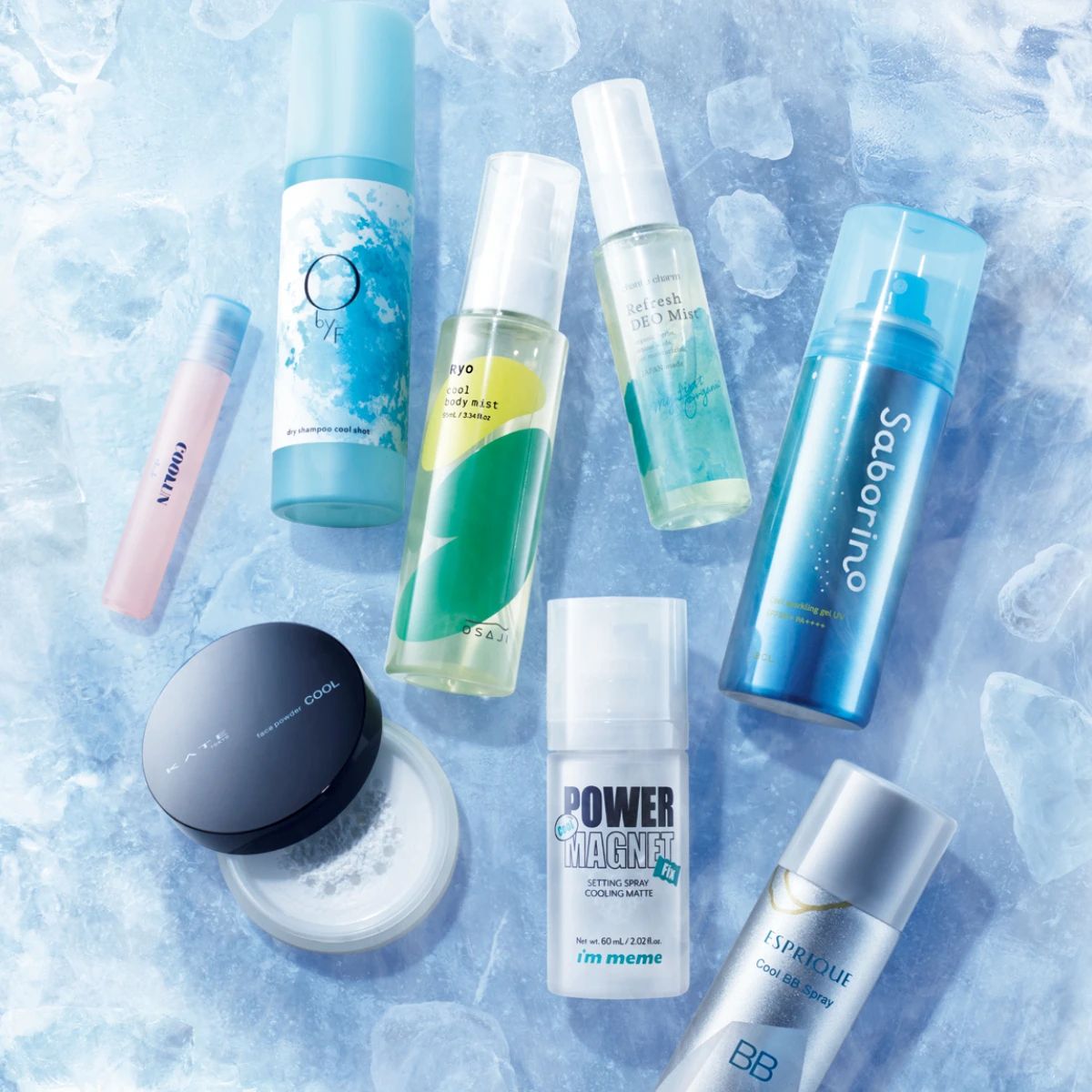 【猛暑を乗り切る冷感コスメ8選】体感温度を下げて夏のメイク＆セルフケアをもっと楽しく！ | TRILL【トリル】