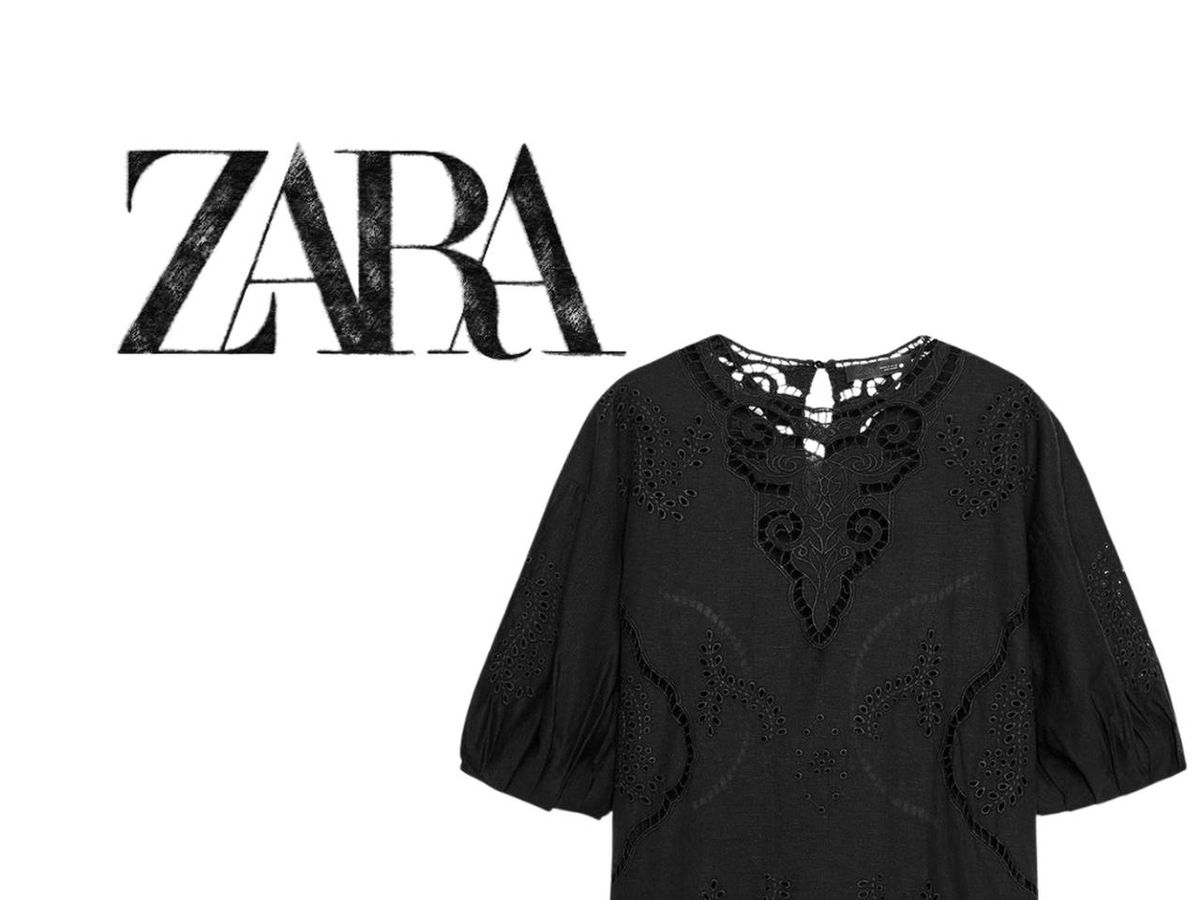 やっぱり『黒』がオシャレ！【ZARA】40・50代のサマ見え！「刺繍ワンピ」 | TRILL【トリル】