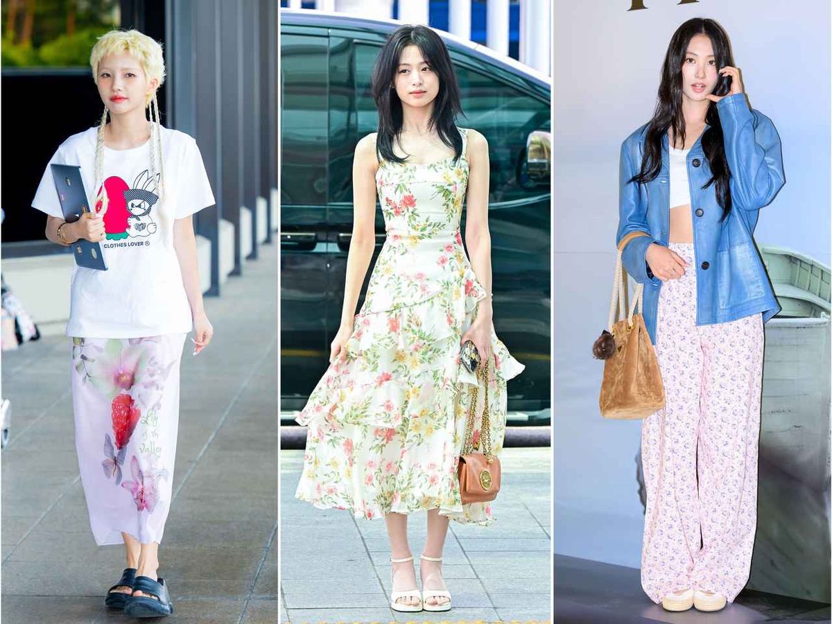 今夏はノスタルジックフラワーが主役！K POPアイコンの最旬「花柄」コーデガイド | TRILL【トリル】