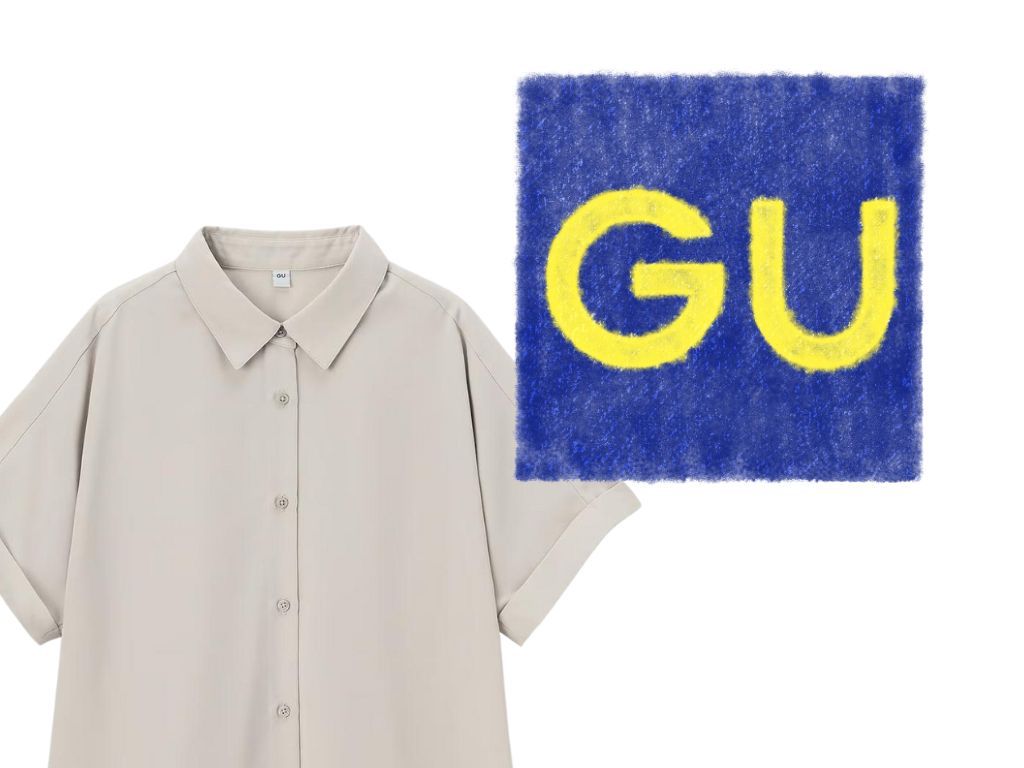 白より茶より“この色”！【GU】990円で高見え♡「上品ベージュシャツ」 | TRILL【トリル】