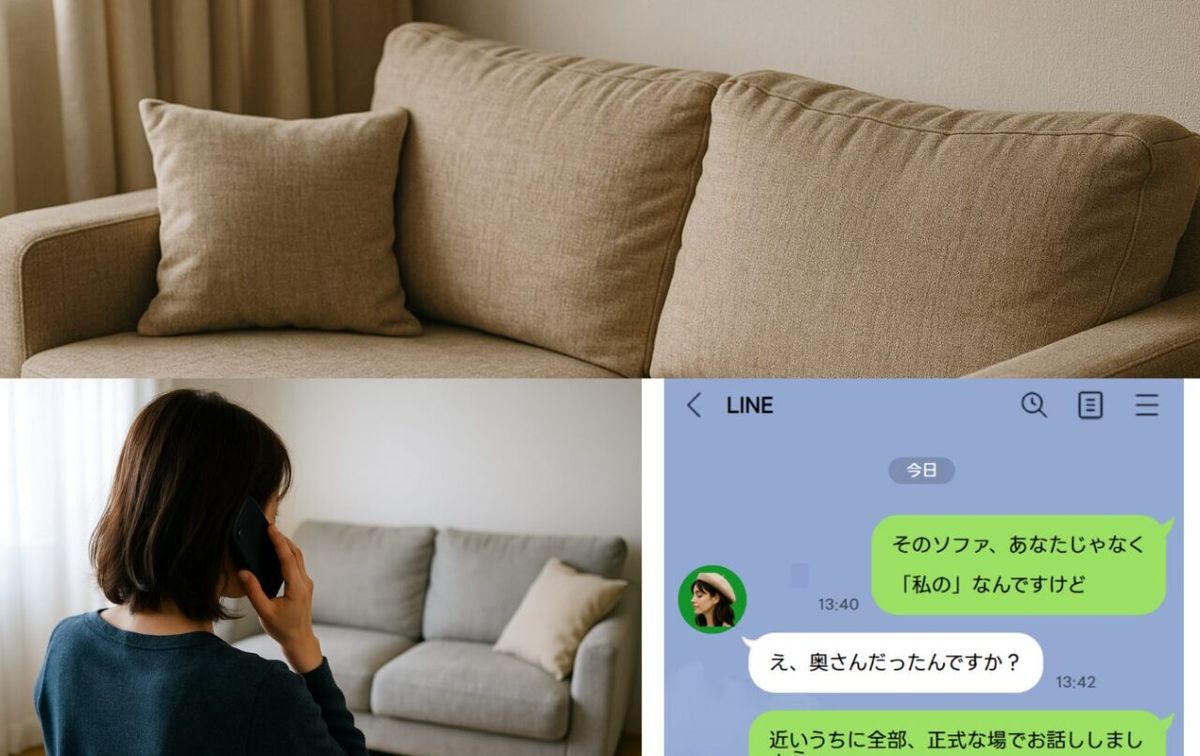 浮気相手のSNSに映った“私の家のソファ”で笑う2人 | TRILL【トリル】