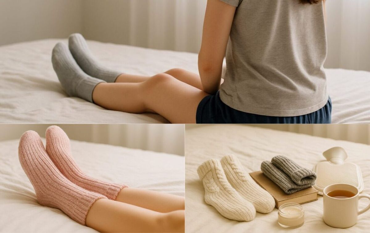足先が冷たくて眠れない夜…「寝るとき靴下問題」みんなの結論は？ | TRILL【トリル】