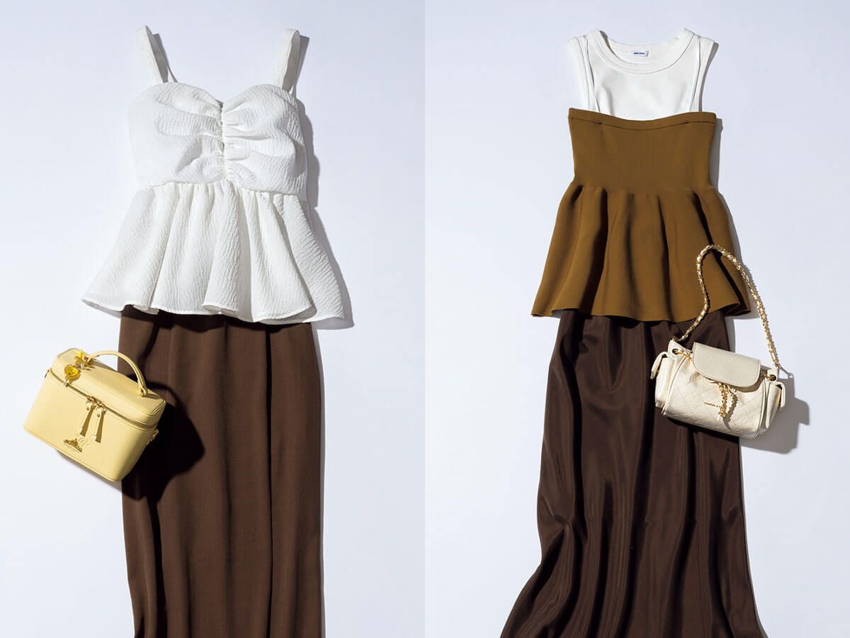 スタイルアップ＆美人見えが同時に叶う！大人女子こそ着映える【ペプラムトップス】コーデ | TRILL【トリル】