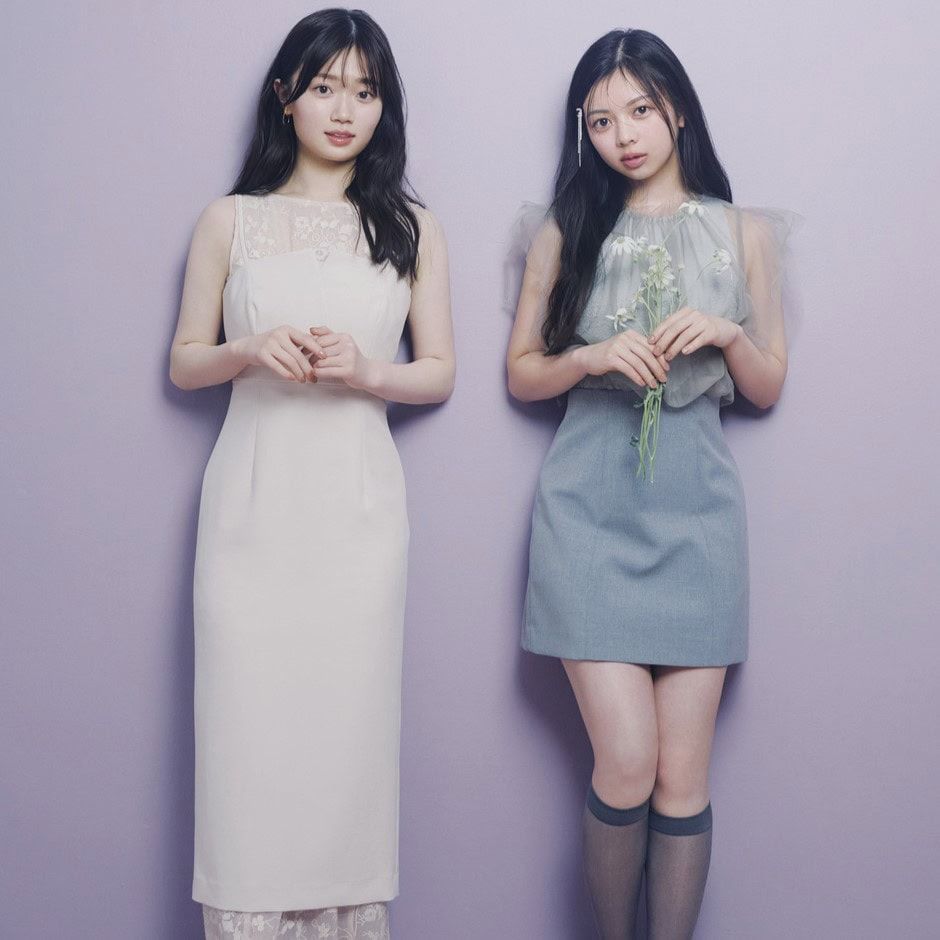 【乃木坂46・6期生】長嶋凛桜＆愛宕心響が着こなす♡ 大人のレイヤードワンピコーデ | TRILL【トリル】