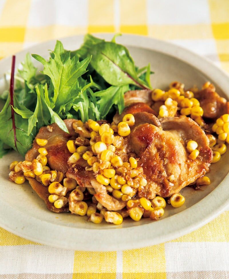 ごはんがすすむ！「豚肉ととうもろこしのしょうが焼き」 | TRILL【トリル】
