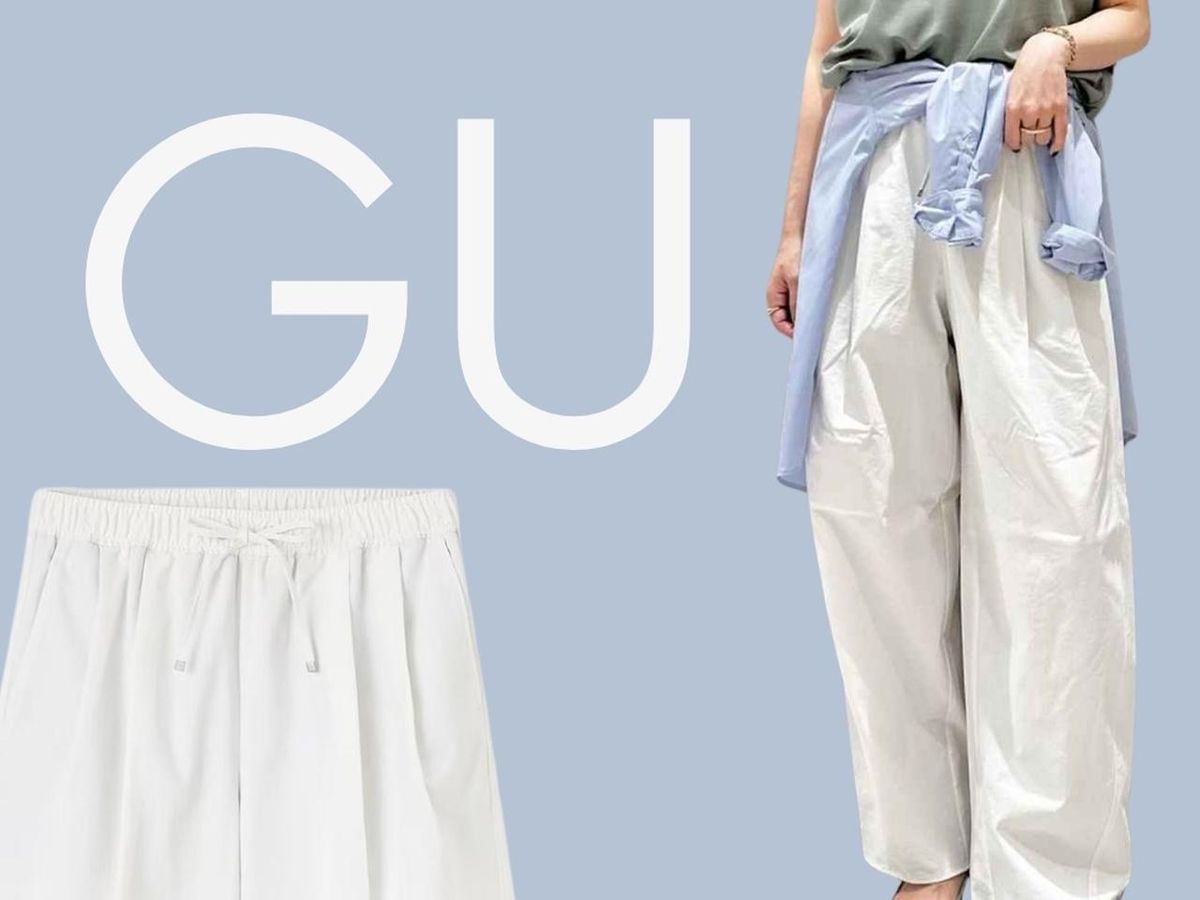 【GU】の「バレルパンツ」がやっぱり優秀！ 大人が着こなす「きれいめカジュアルコーデ」 | TRILL【トリル】