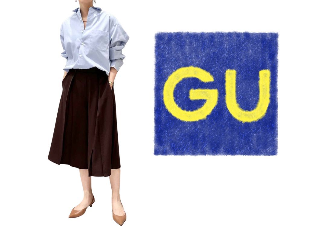 真似するだけでOK！【GU】40・50代の簡単オシャ見え♡「ワンツーコーデ」 | TRILL【トリル】