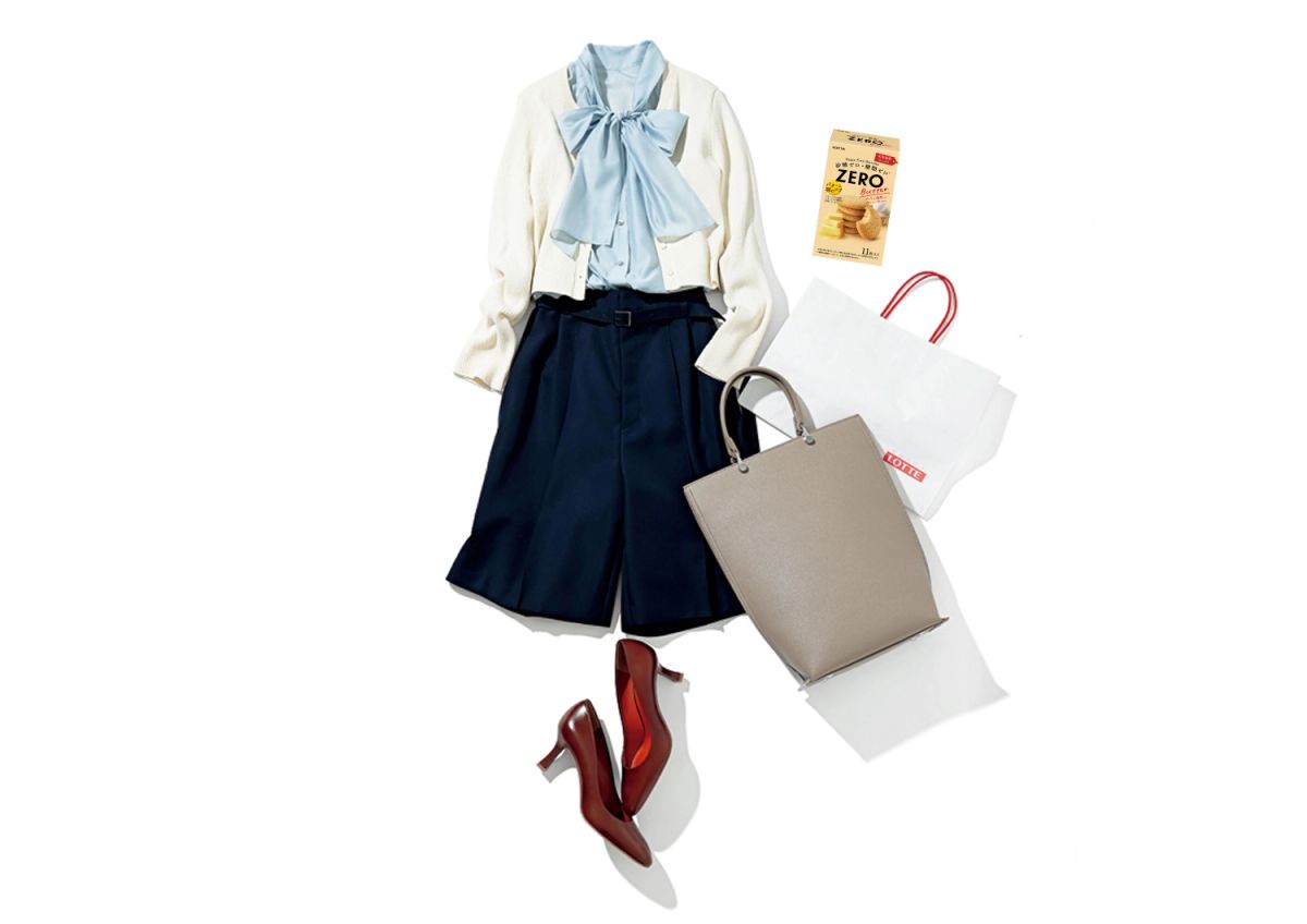 GUのニットカーデが初秋に大活躍！上品小物とつくる大人っぽパンツ通勤コーデ【毎日コーデ】 | TRILL【トリル】