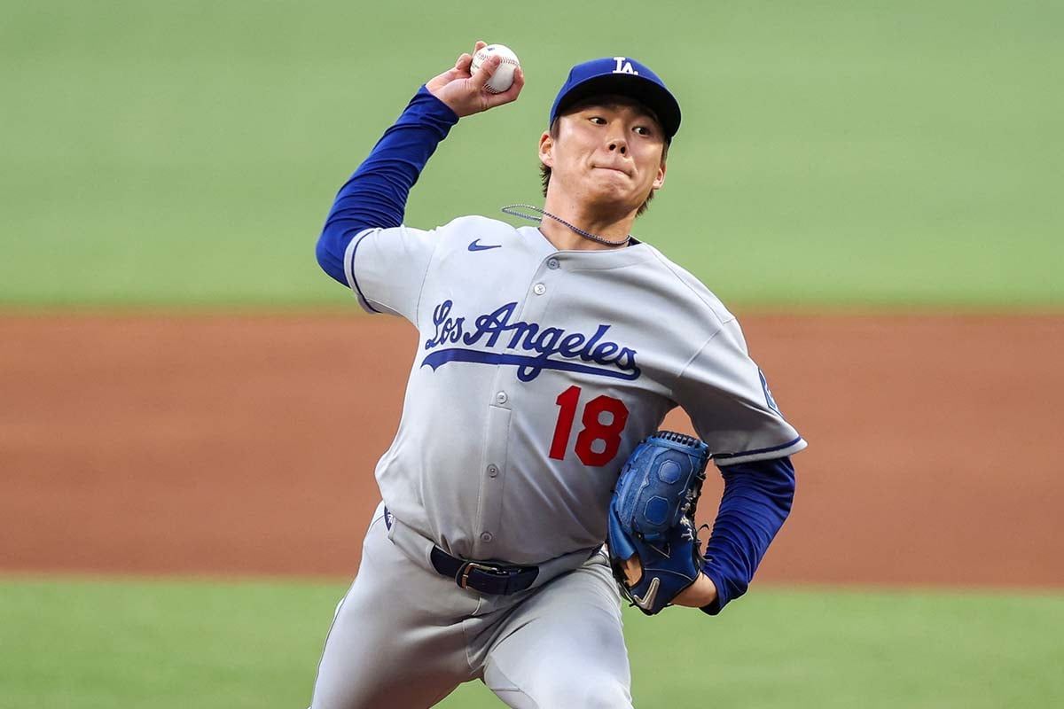 【MLB】山本由伸、全91球の公式投球データ詳細 最速97.8マイル、高めフォーシームと膝元カーブで無双【9月13日ジャイアンツ戦】 | TRILL【トリル】