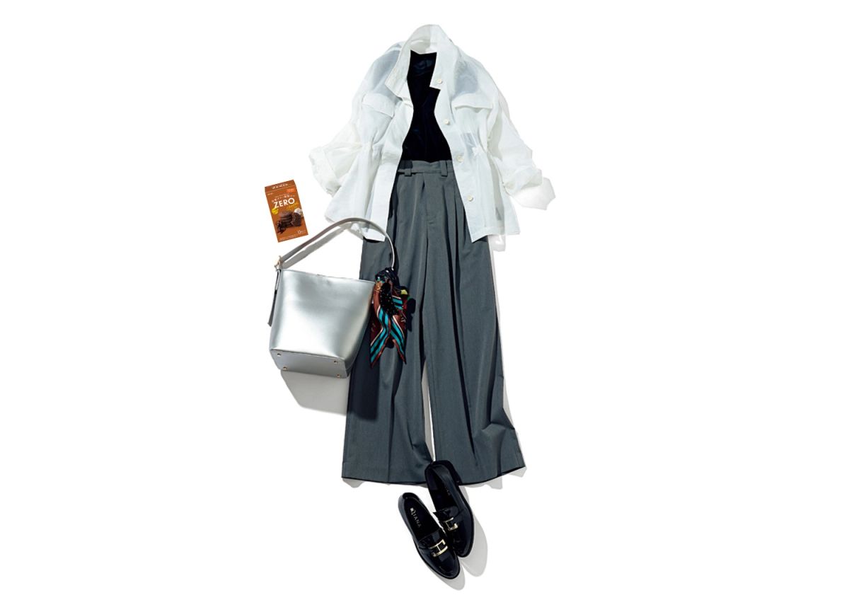 モノトーンでスタイリッシュに♡秋はじめにぴったりなパンツ休日コーデ【毎日コーデ】 | TRILL【トリル】