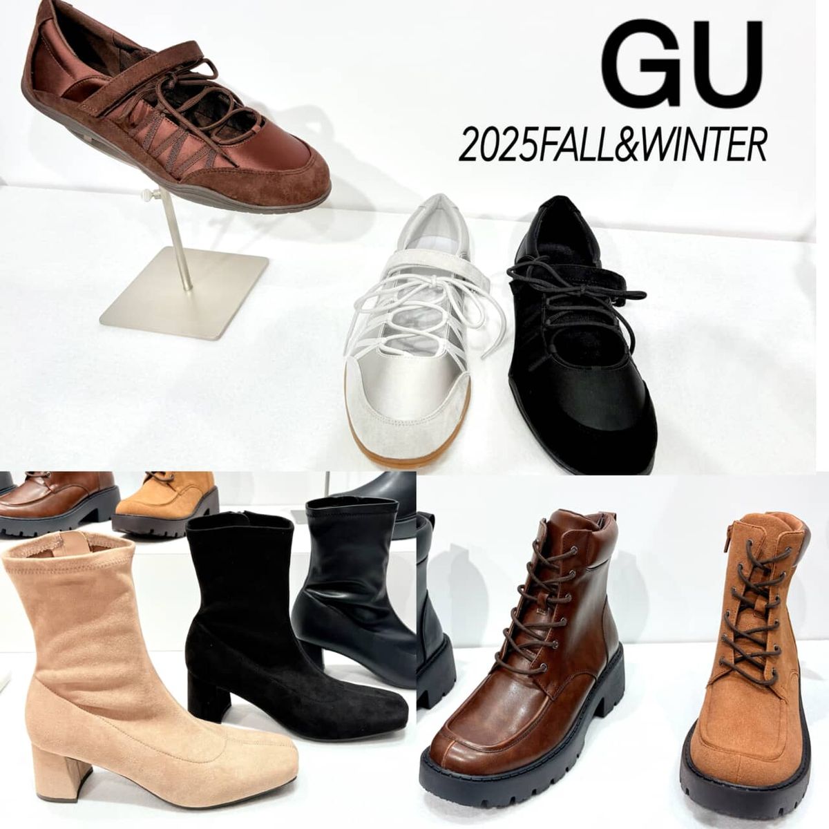 名品バレエスニーカーが再入荷！【GU】大人世代が買うべき「2025秋冬の最旬シューズ」まとめ | TRILL【トリル】