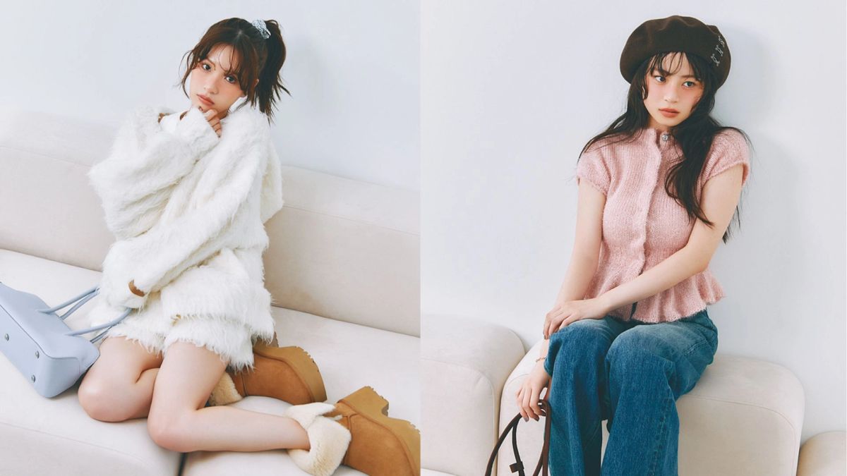 ふわふわであざとさMAX♡ ガーリーさん必見の「わたあめ＆モール」ニットコーデ特集 | TRILL【トリル】