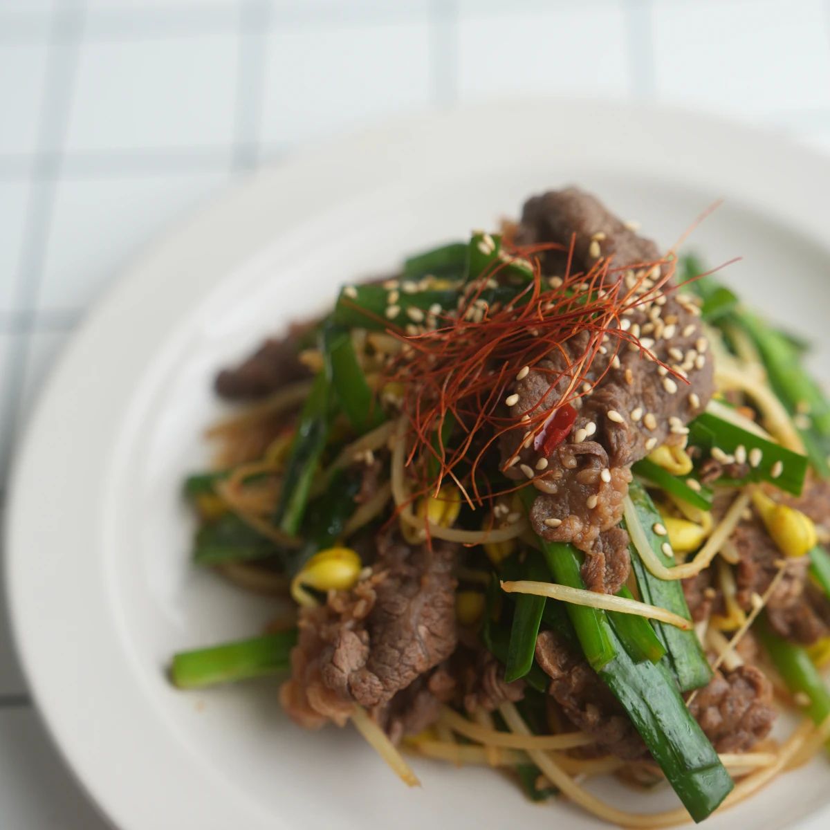 【15分で作れるワンパン美容レシピ】牛肉と豆もやしのプルコギ風炒め＜管理栄養士の解説つき＞ | TRILL【トリル】