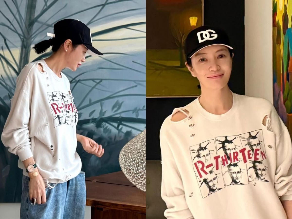 55歳女優キム・ヘスの隠しきれない存在感…“大学生のような”お出かけショット【PHOTO】 | TRILL【トリル】