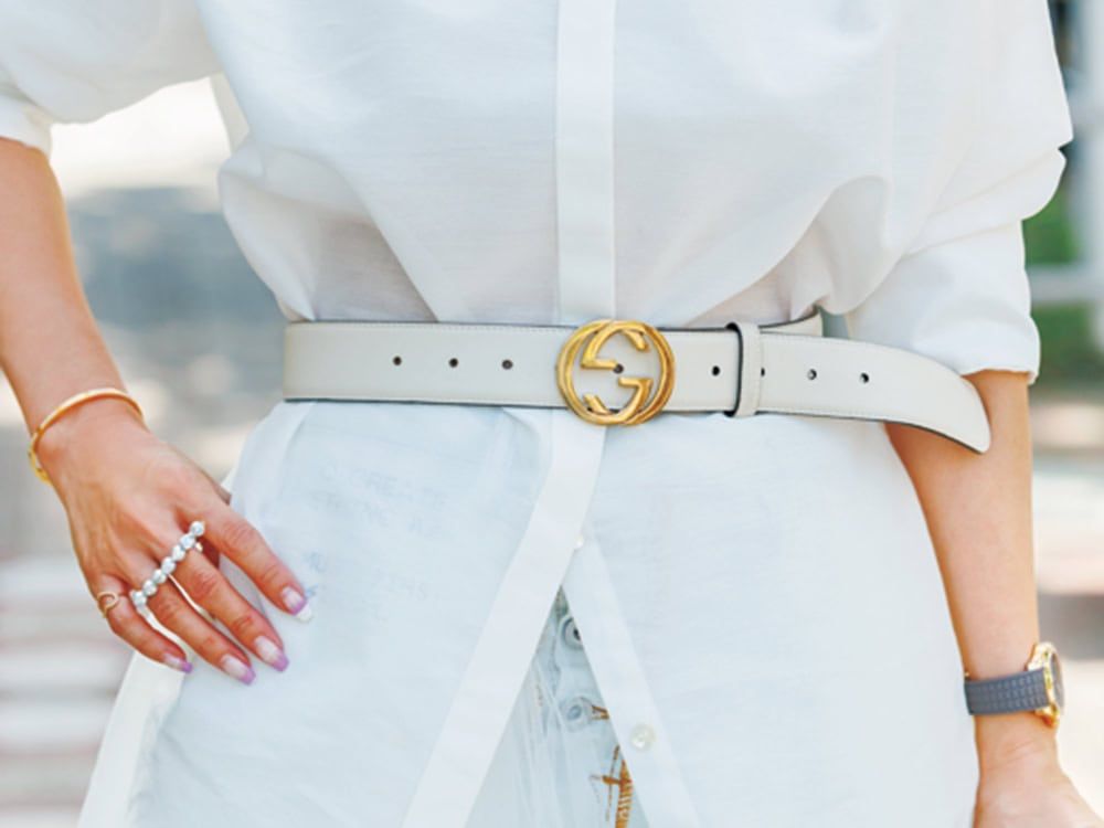 白シャツのマンネリ化を防ぐ、ウエストマークのアイディア〈6コーデ〉 | TRILL【トリル】