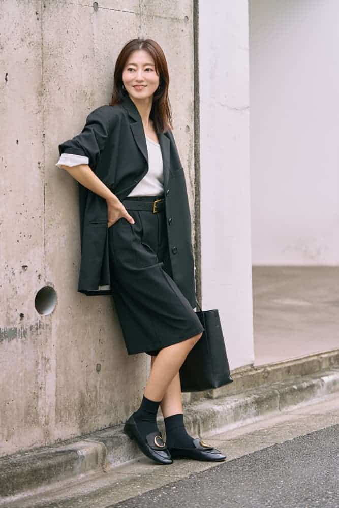 【コーデ7選】膝下の肌見せ調整で「ミニ丈」も無理なくトライできる！ | TRILL【トリル】