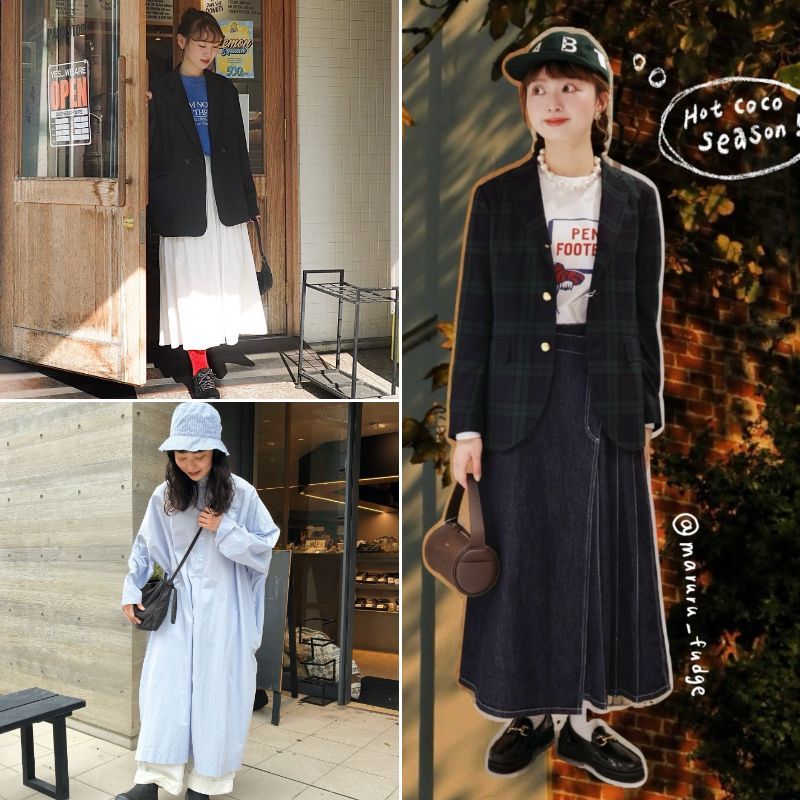 今シーズン、”スカート”はどんな風に着こなす？【FUDGE FRIEND 1週間コーディネート】 | TRILL【トリル】