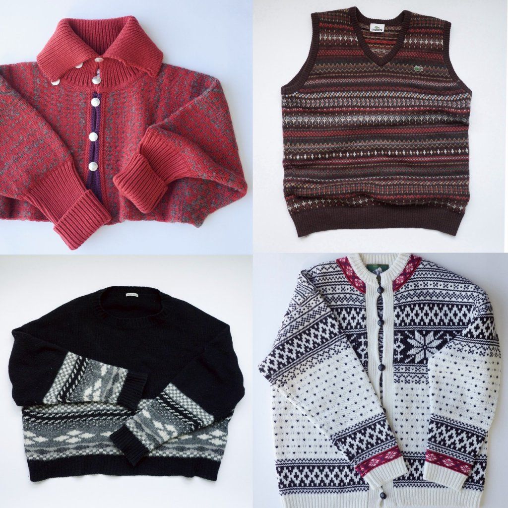 今年のニットは「フェアアイル」など、レトロな柄物が編集部の気分です【ちょっとひと息。コラムの時間ですよ！ from FUDGE.jp編集部 vol.43】 | TRILL【トリル】