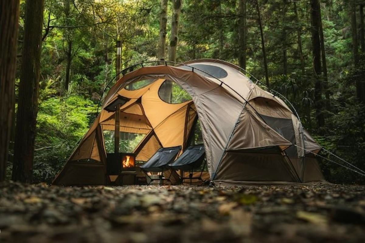 【DOD】初の薪ストーブ対応「ガシーンドーム」が登場！ギミック多数で夏もバッチリです | TRILL【トリル】