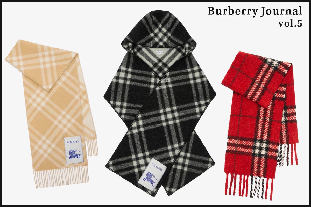 ホリデーを暖かに彩る、バーバリーチェックに包まれる冬。【Burberry Journal Vol.5】 | TRILL【トリル】