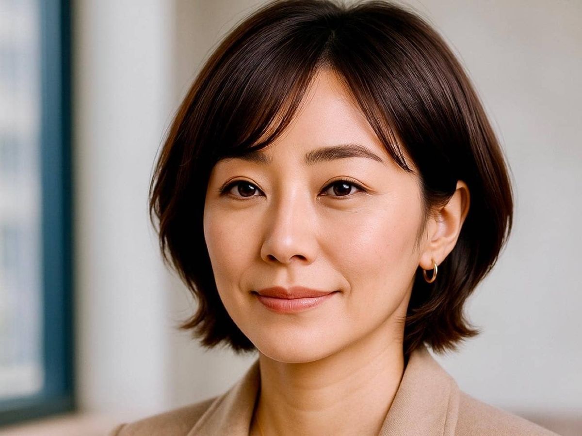 老けて見える理由とは？40代・50代が“若見えする”ショートヘアの「正解バランス」 | TRILL【トリル】