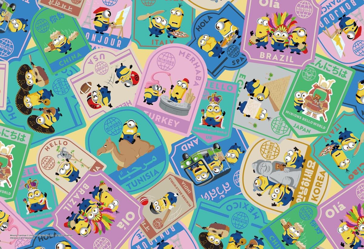 世界旅行＆音楽がテーマ！やのまん『ミニオンズ』ジグソーパズル300ピース | TRILL【トリル】
