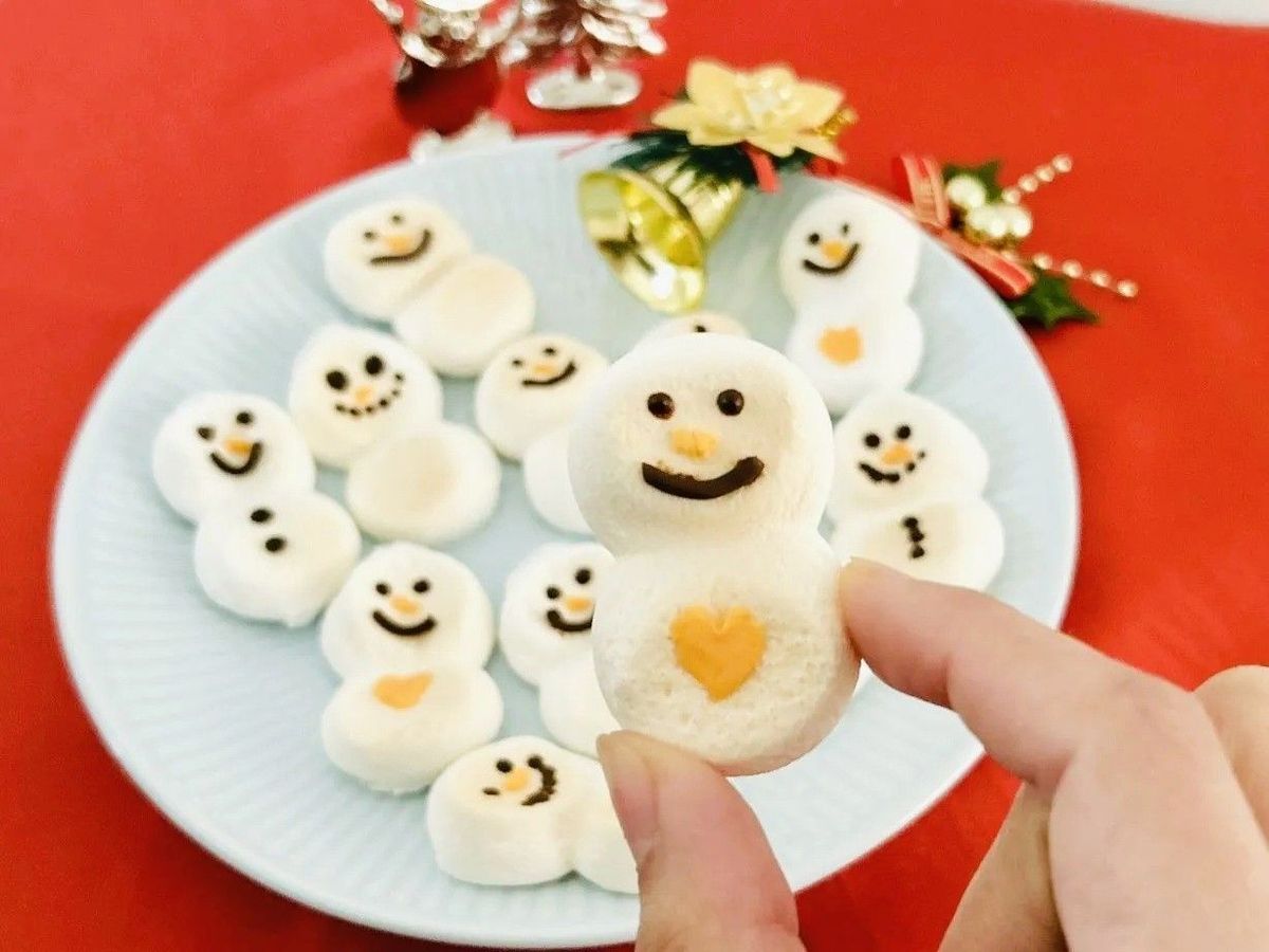 市販のお菓子で超簡単！『雪だるまクッキー』作ってみた。食べてみると…意外な食感！？ | TRILL【トリル】