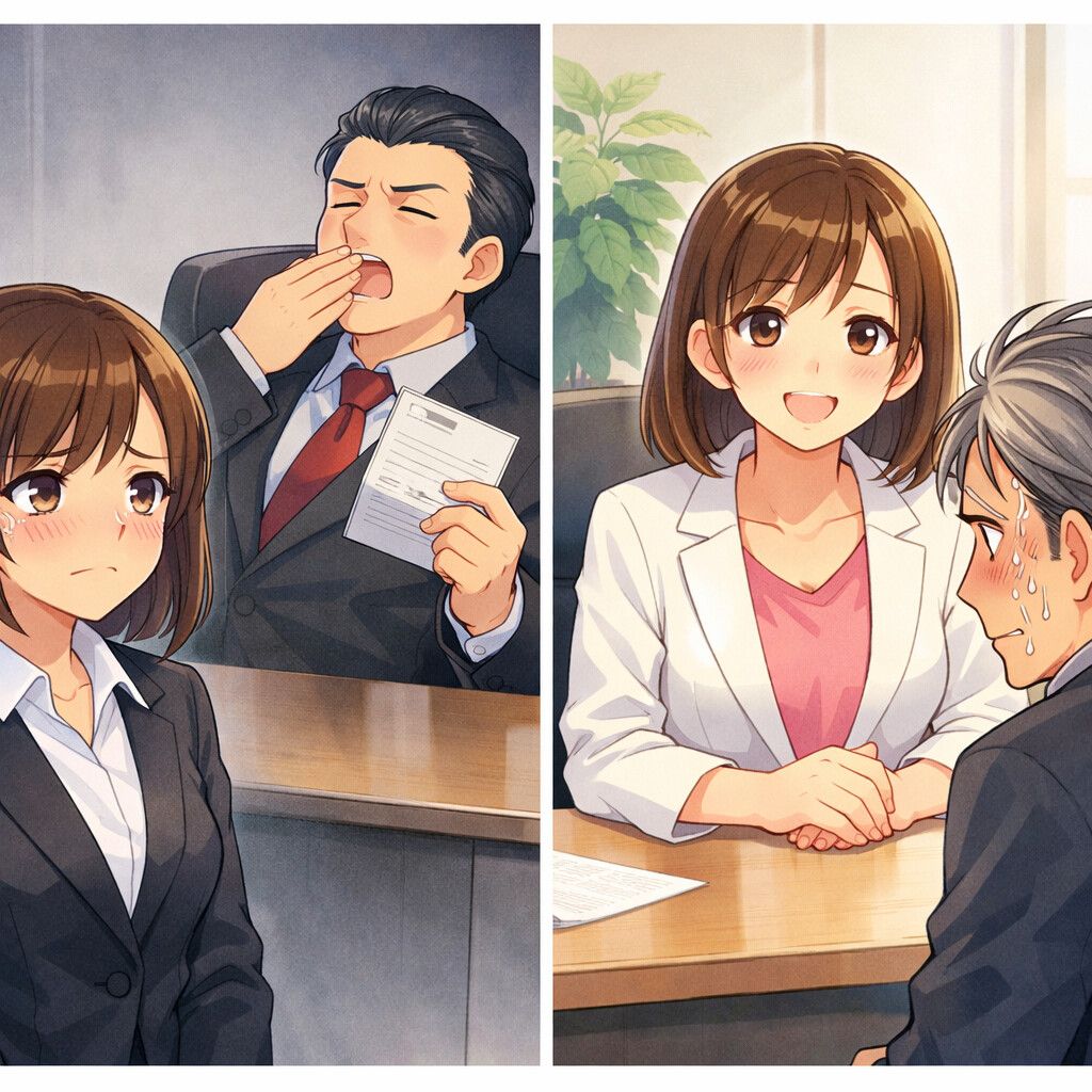 「無能は雇わないよ」と圧迫面接する男。数年後、その男が私の会社に、面接を受けにきた結果【短編小説】 | TRILL【トリル】