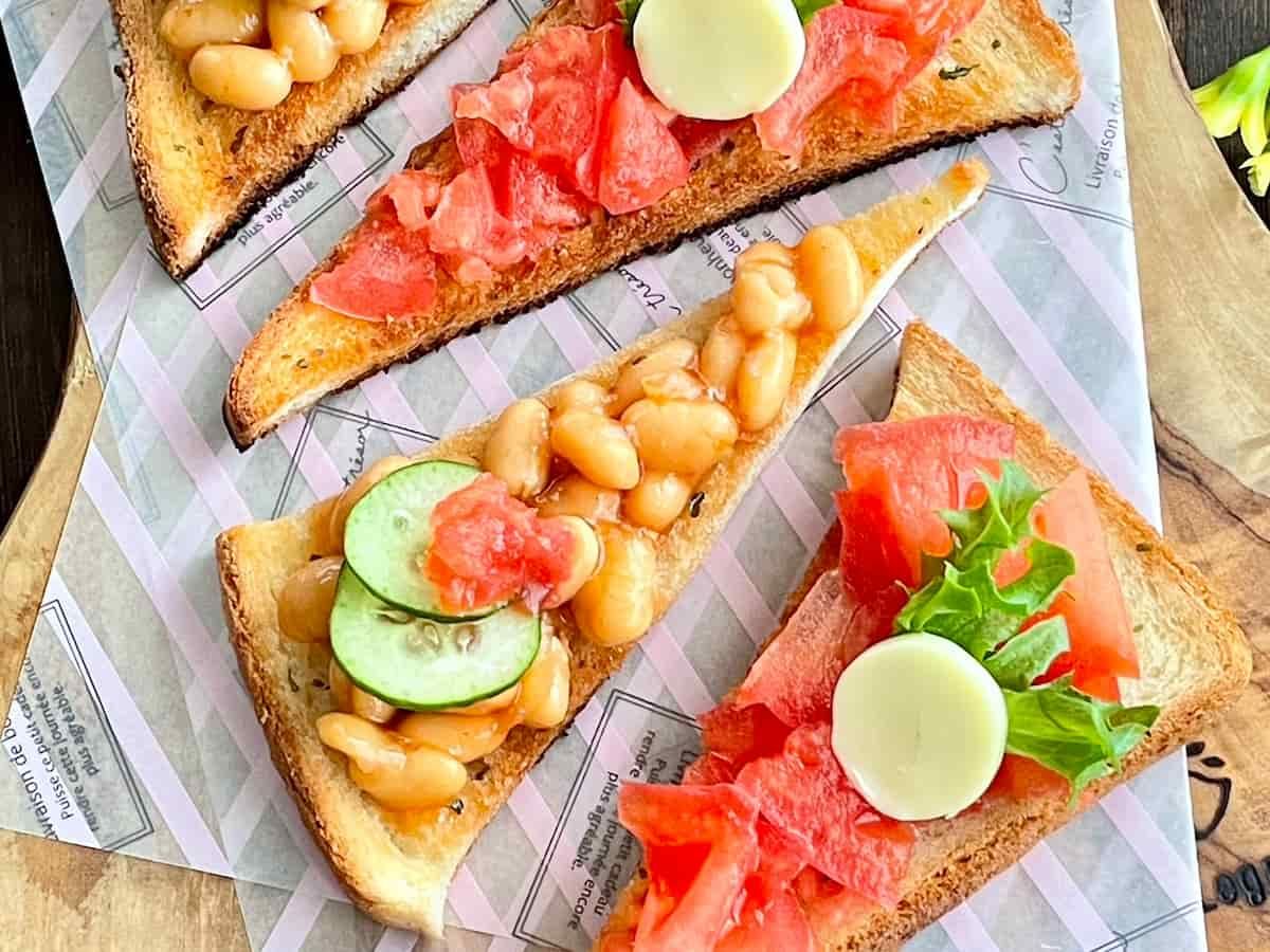 食パンで簡単！パーティーにぴったりな「ブルスケッタ」の作り方 | TRILL【トリル】