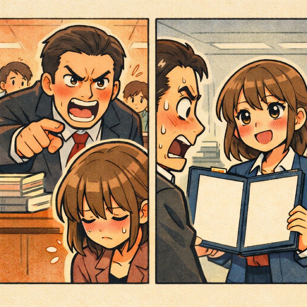 「給料の文句は売上を上げてから言え」と怒鳴る部長。後日、私が見せた書類で態度が一変【短編小説】 | TRILL【トリル】