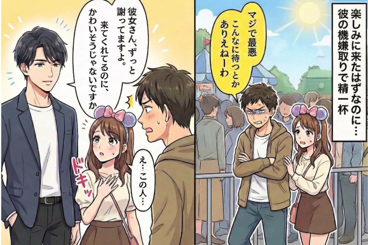 「待ち時間長すぎ」、「人多すぎ」テーマパークで文句ばかりの彼氏→隣で並んでいた男性の一言で目が覚めた | TRILL【トリル】